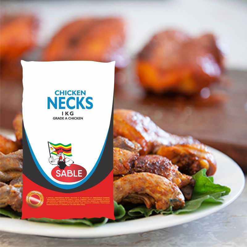 Necks | 1kg (20 X 1KG IN A PACK) - Sable Chickens Wholesale